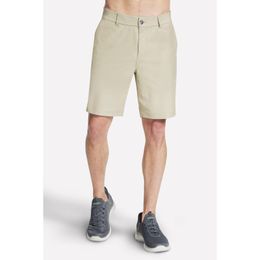 Skechers Premium Everywhere 9 Zoll Kurze Polyester Herren Shorts in nat&uuml;rlicher Knie-L&auml;nge