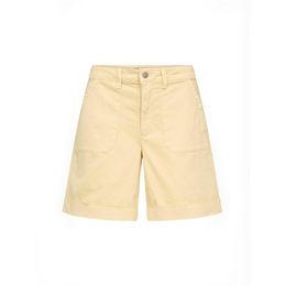 Shorts soyaconcept "Soya Concept Shorts SC-ERNA", Damen, Gr. 28, Normalgr&ouml;&szlig;en, 3020 golden fleece, Obermaterial: 97% Baumwolle, 3% Elasthan, Hosen Shorts