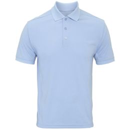 Premier Mens Coolchecker Pique Short Sleeve Polo T-Shirt (Hellblau)