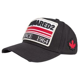 Dsquared2 Seit 1964 Gesticktes Logo Schwarzes Cap