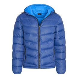 Hooded Winter Jacket Navy von Cappuccino Italia in der farbe Blau und in gr&ouml;&szlig;e L.