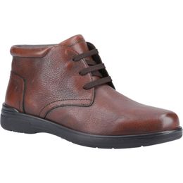 Hush Puppies Malcolm Leder Herren Stiefel Braun