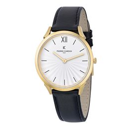 Pierre Cardin Pigalle Pliss&eacute;e Schwarz Unisex Armbanduhr CPI.2005