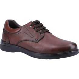 Hush Puppies Marco Leder Herren Braun Schn&uuml;rschuhe