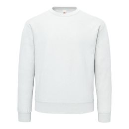 Fruit of the Loom - Sweatshirt f&uuml;r Herren/Damen Unisex (Wei&szlig;)