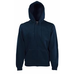 Fruit of the Loom Herren Premium 70/30 Hooded Zip-Up Sweatshirt / Hoodie (Deep Navy)
