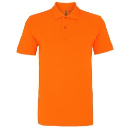 Asquith & Fox Herren-Poloshirt mit kurzen &Auml;rmeln (Orange)