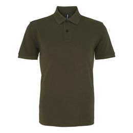 Asquith & Fox Herren-Poloshirt mit kurzen &Auml;rmeln (Olive)