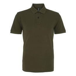 Asquith & Fox Herren-Poloshirt mit kurzen &Auml;rmeln (Olive)