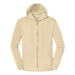 Fruit of the Loom - "Iconic Premium" Kapuzenjacke f&uuml;r Herren (W&uuml;stensand)
