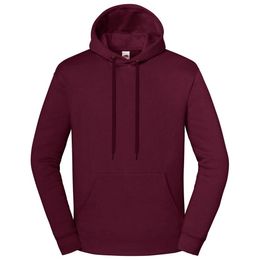Fruit of the Loom - "Iconic Premium" Kapuzenpullover f&uuml;r Herren (Burgunderrot)