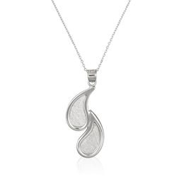 Orphelia Damen 925 Sterling Silberkette mit Anh&auml;nger - Silber ZH-4699