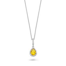 Orphelia Damen-Kette aus 925er Sterlingsilber mit Anh&auml;nger &ndash; Silber ZH-7226/CI
