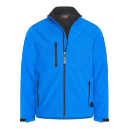 Softshell Zip Jacket Royal von Cappuccino Italia in der farbe Blau und in gr&ouml;&szlig;e XL.