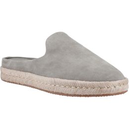 Toms Shoes TOMS Santiago Mule Leder Herren Hausschuhe in Vetiver-Grau