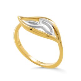 Orphelia 'Charlotte' Damen-Ring aus 925er Sterlingsilber &ndash; Silber/Gold ZR-7523/G
