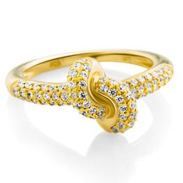 Orphelia 'Palma' Damen-Ring aus 925er Sterlingsilber &ndash; Gold ZR-7569/G