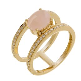 Orphelia Damen-Ring Sterling-Silber 925 &ndash; Gold ZR-7122/G