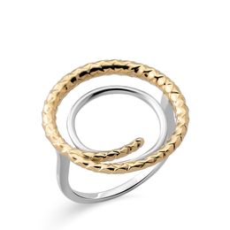 Orphelia Damen-Ring Sterling-Silber 925 &ndash; Silber/Gold ZR-7499