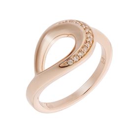 Orphelia Damen-Ring Sterling-Silber 925, Ros&eacute; zr-7366