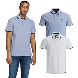 Jack & Jones JACK & JONES Herren Multi-Pack Classic Polo Pique Kurzarm T-Shirt, 2er-Pack