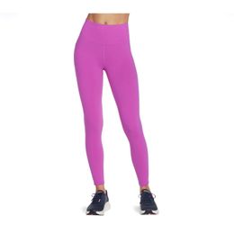 Skechers Performance GOWALK High-Waist Nylon Damen Sportleggings in Helles Purpur