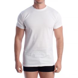 Herren Kurzarm Baumwollunterhemd Q1003