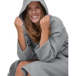 ARTG - "Robezz" Morgenmantel mit Kapuze f&uuml;r Damen (Anthrazit)