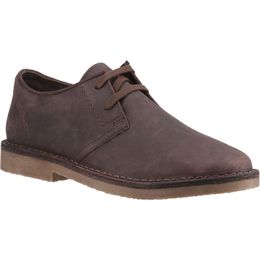 Hush Puppies Scout Leder Schn&uuml;rschuhe f&uuml;r Herren in wachsbraun