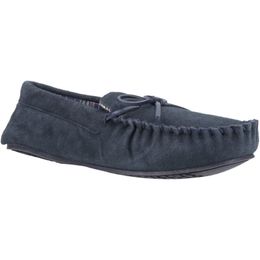 Hush Puppies Clyde Wildleder Herren Navy Hausschuhe