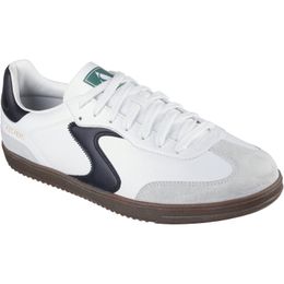 Skechers Hotshot Pyke Herren Sneaker aus synthetischem Material in Wei&szlig;/Schwarz