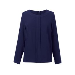 Brook Taverner - "Roma" Bluse f&uuml;r Damen Lang&auml;rmlig (Marineblau)