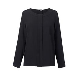 Brook Taverner - "Roma" Bluse f&uuml;r Damen Lang&auml;rmlig (Schwarz)