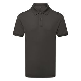 Asquith & Fox - "Glacier Tech" Poloshirt f&uuml;r Herren (Holzkohle)