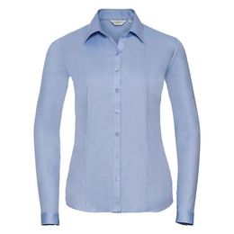 Russel Athletic Russell Collection - Formelles Hemd f&uuml;r Damen Lang&auml;rmlig (Hellblau)