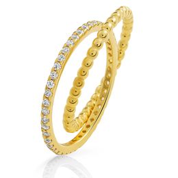 Orphelia 'Everest' Damen-Ring aus 925er Sterlingsilber &ndash; Gold ZR-7542/G