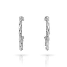 Orphelia 'Beverly' Creolen f&uuml;r Damen, 925 Sterling Silber - Silber ZO-7554