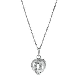 Orphelia 'Amore' Damen-Anh&auml;nger aus 925er Sterlingsilber mit Kette &ndash; Silber ZH-7577