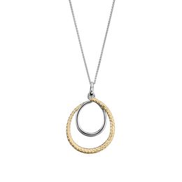 Orphelia 'Bastien' Damenkette mit Anh&auml;nger aus 925er Sterlingsilber &ndash; Silber/Gold ZH-7499