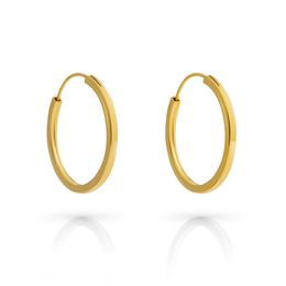 Orphelia 'Agata' Damen 925 Sterling Silber Creolen - Gold ZO-7552/G