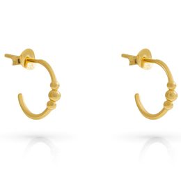 Orphelia 'Chloe' Creolen f&uuml;r Damen aus 925er Sterlingsilber - Gold ZO-7555/G