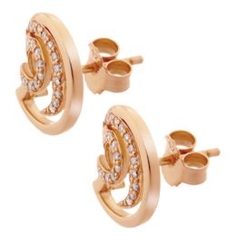Orphelia 'Elaine' Damen Ohrstecker aus 925 Sterling Silber - Rose ZO-7084/1