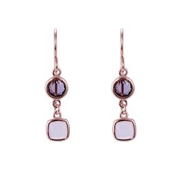 Orphelia 'Fawn' Damen 925 Sterling Silber Drops Ohrringe - Rose ZO-7410