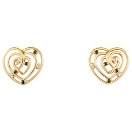 Orphelia 'Euphoria' Ohrstecker f&uuml;r Damen, 925 Sterlingsilber, Gold ZO-7522/G
