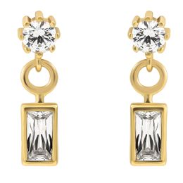 Orphelia 'Madelyn' Damen Ohrh&auml;nger aus 925er Sterling Silber - Gold ZO-7583/G
