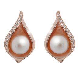 Orphelia 'Sophia' Ohrstecker aus 925er Sterlingsilber f&uuml;r Damen - Ros&eacute; ZO-7234/RG