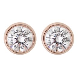 Orphelia Damen 925 Sterling Silber Ohrstecker - Rosa ZO-6079/1