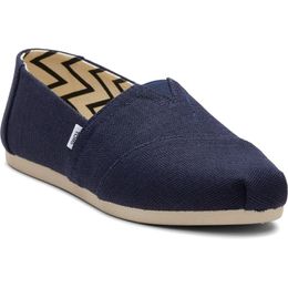 Toms Shoes TOMS Alpargata Classic Baumwoll Damen Navy Espadrilles