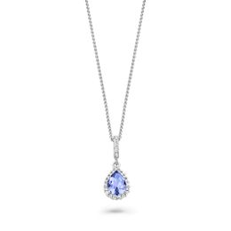 Orphelia 'Enora' Damenkette mit Anh&auml;nger aus 925er Sterlingsilber &ndash; Silber ZH-7226/BT
