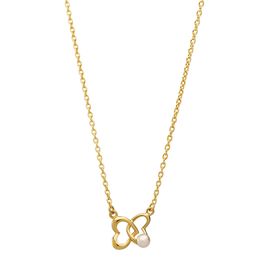 Orphelia 'Lili' Damenkette aus 925 Sterlingsilber mit Anh&auml;nger - Gold ZK-7513/G